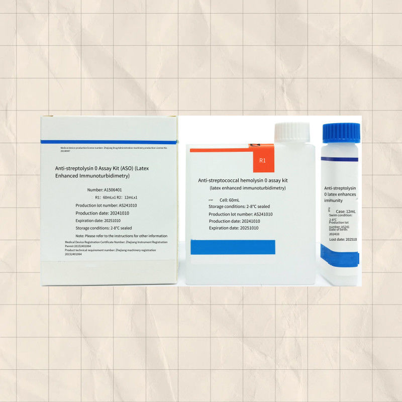 Sensitive Accurate Anti Streptolysin O Reagent ASO Test Kit For Precise ...