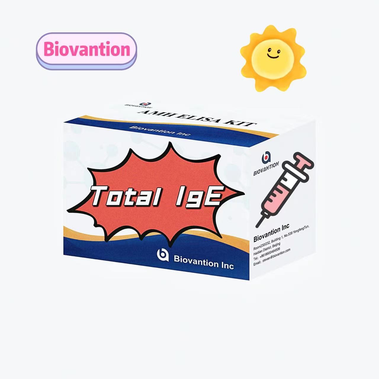 Total IgE Elisa Test Kit Immunoglobulin E Accurate Antigen Antibody Binding