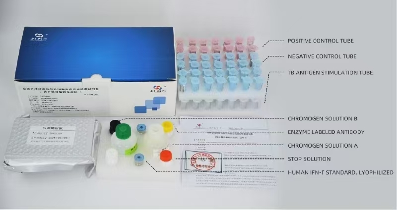 TB IGRA ELISA One Step TB Test Kit For Mycobacterium Tuberculosis Detection