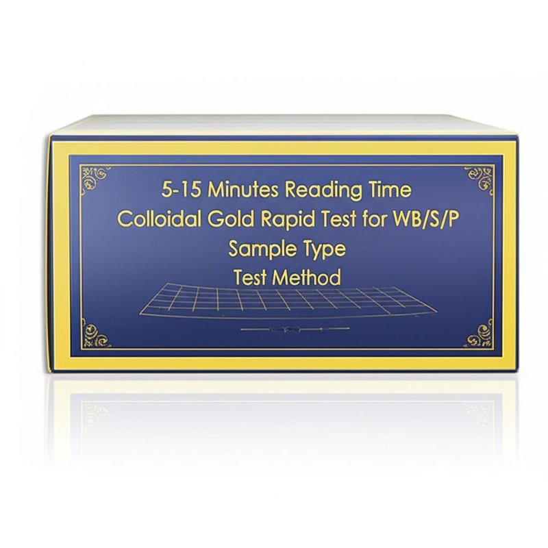 5-15 Minutes Reading Time Colloidal Gold Rapid Test for WB/S/P Sample ...